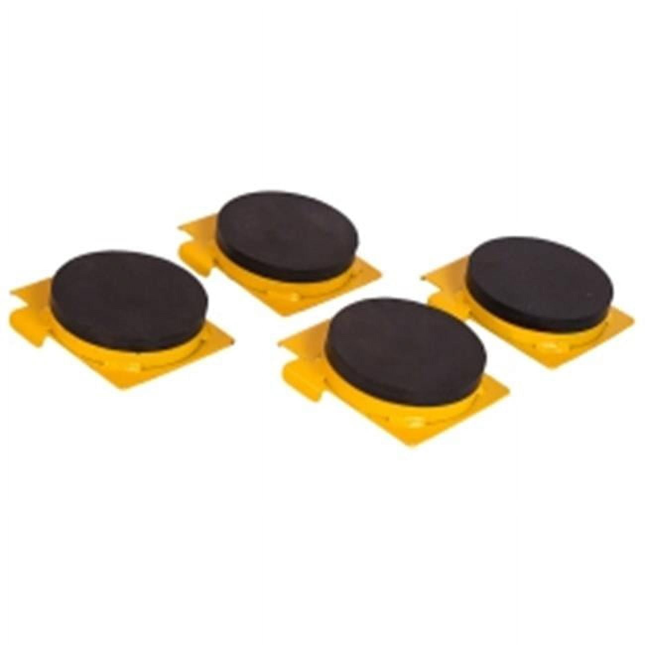 Rotary FJ6190YL 1 in. Round Polymer Adapter - Yellow, Set of 4 ...