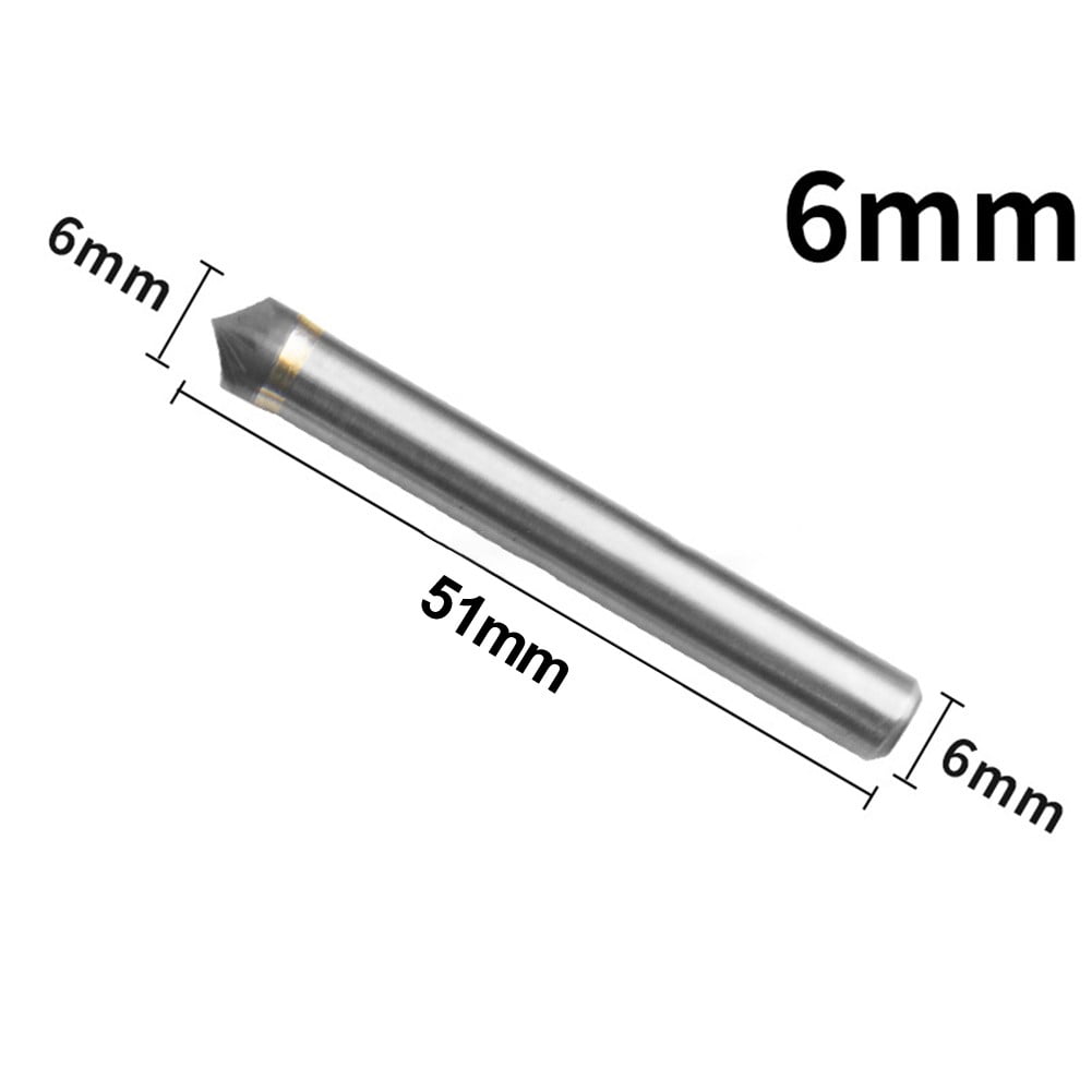 Rotary File 90 Degree Chamfer Grinding Head Conical Alloy Hard Metal ...