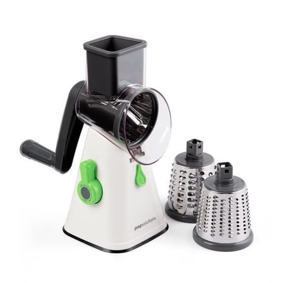 PrepSolutions Rotary Grate & Slice Tool with 3 Stainless Steel Drums ...