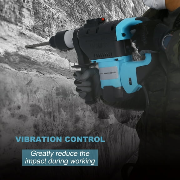 Ryobi 18V Compact Brushless Rotary Hammer, 6200 BPM, SDS-Plus, Cordless ...