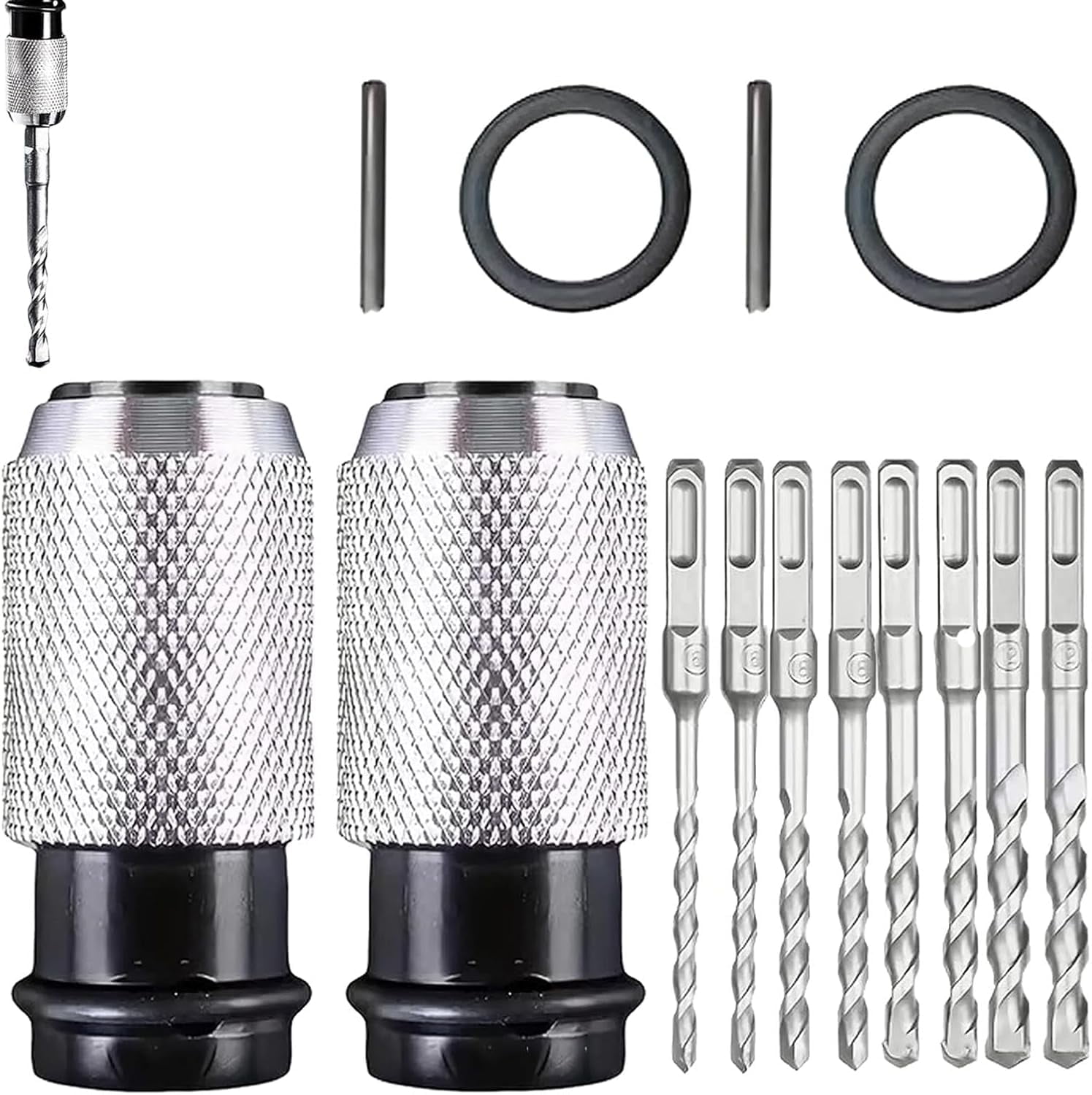 Rotary Hammer Adapter with Impact Drill Bits Set, 2025 New Electric ...