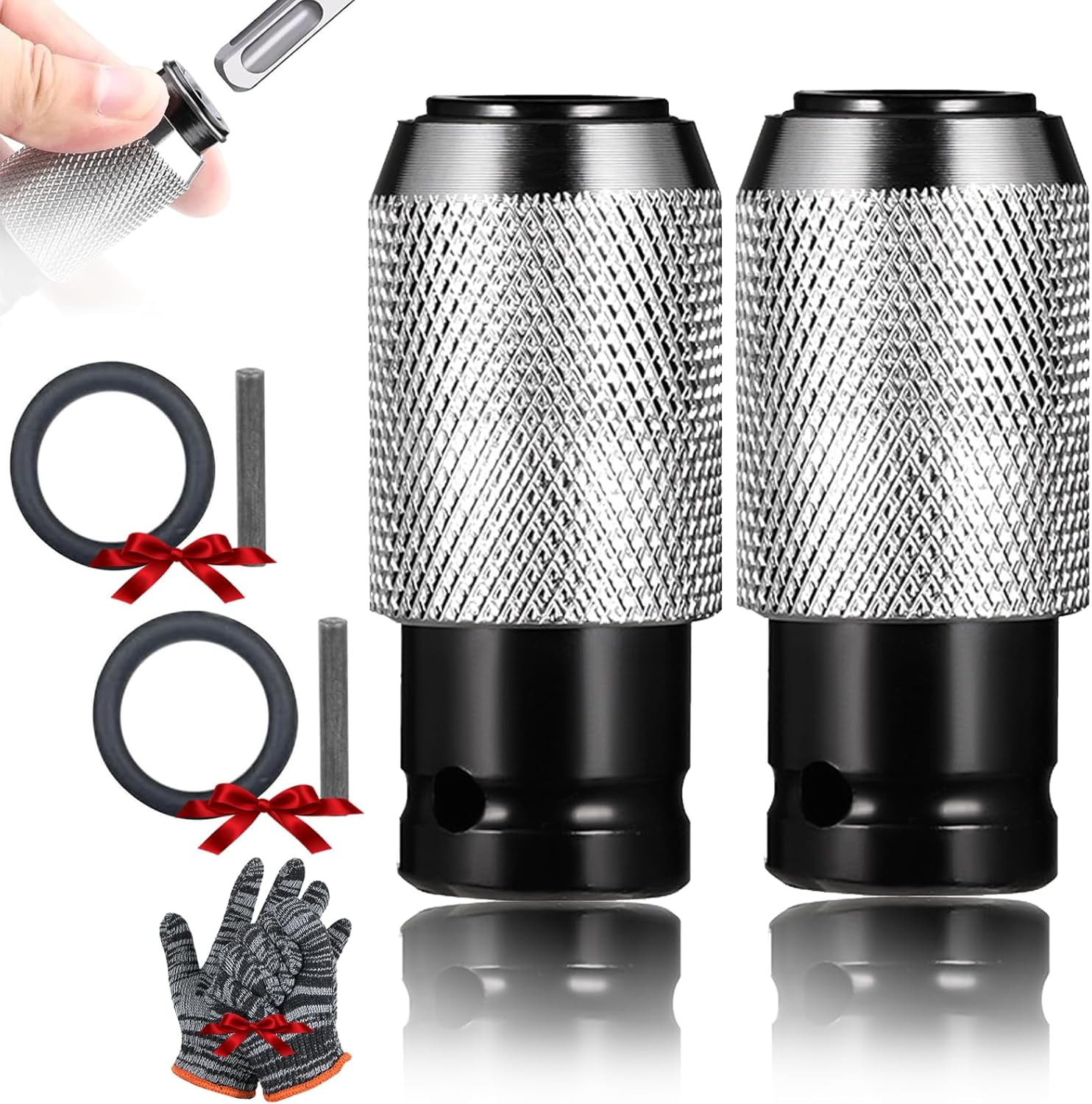 Rotary Hammer Adapter with Impact Drill Bits Set, 4 Sizes Rotary Hammer ...