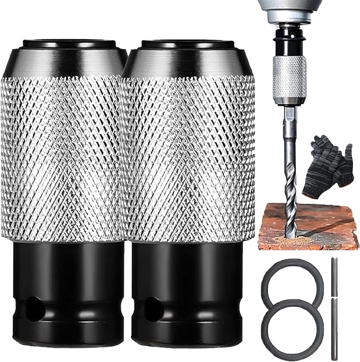 Rotary Hammer Adapter with Impact Drill Bits Set, Electric Hammer To ...