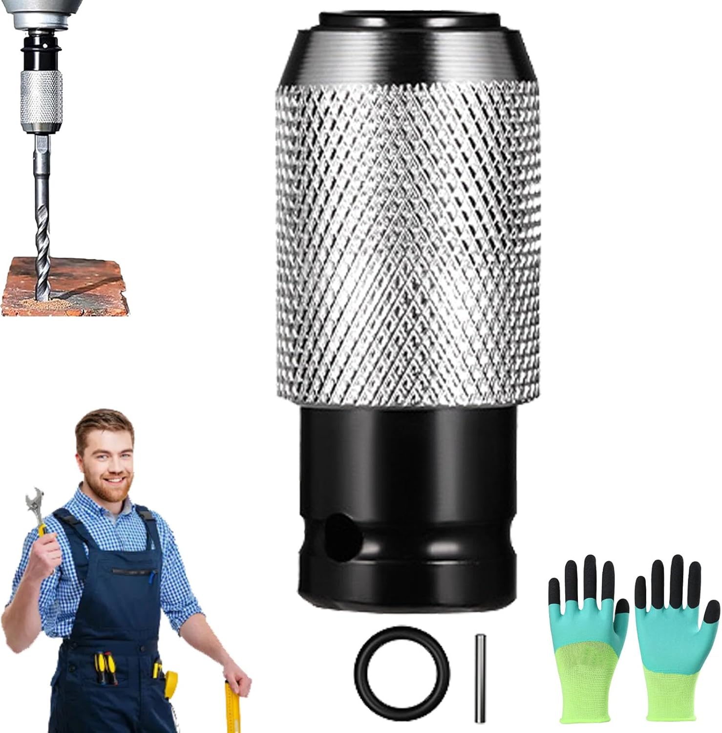 Rotary Hammer Adapter With Impact Drill Bits Set, Electric Hammer To ...
