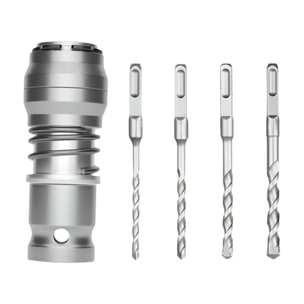 Rotary Hammer Adapter with Impact Drill Bits Set, Heavy-Duty Electric ...