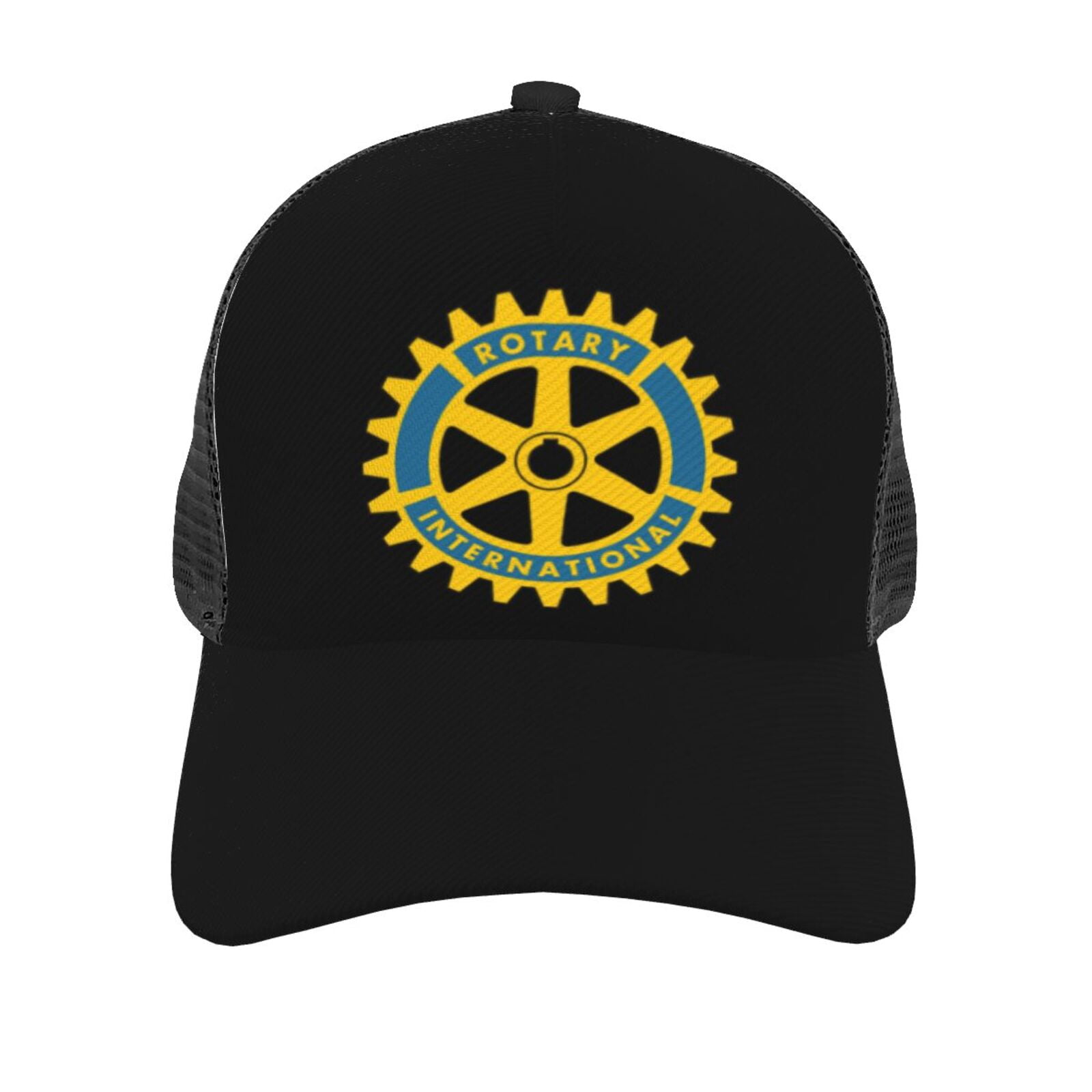 Rotary-International Curved Brim Mesh Baseball Cap Casual Sun Hat For ...