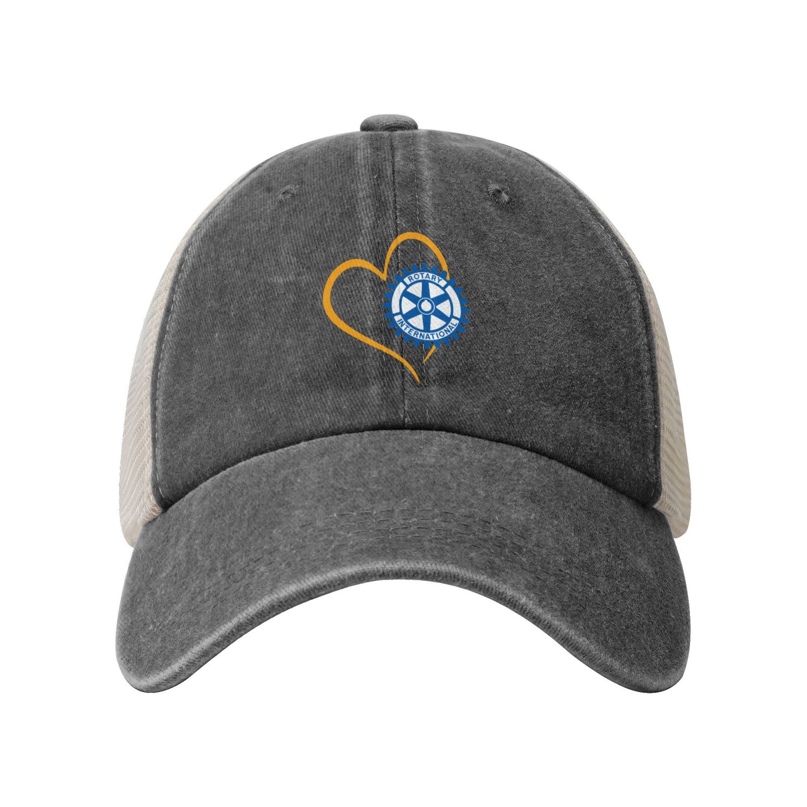 Rotary-International Hat Adjustable Athletic Vintage Washed Distressed ...