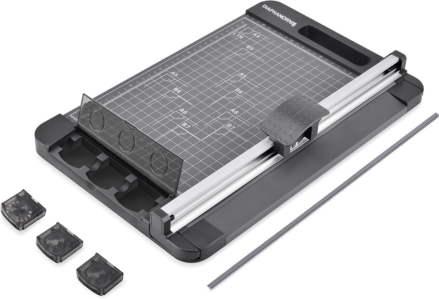 Rotary Paper Cutter, 3-in-1 Paper Trimmer, 12 Inch Cutting Length with ...