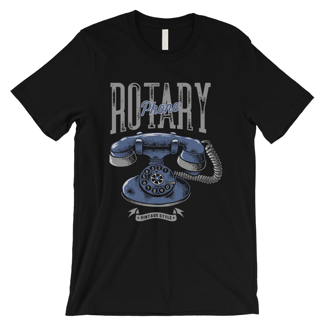 Rotary Phone Mens Vintage Style T-Shirt Funny Retro Grandpa Gifts ...