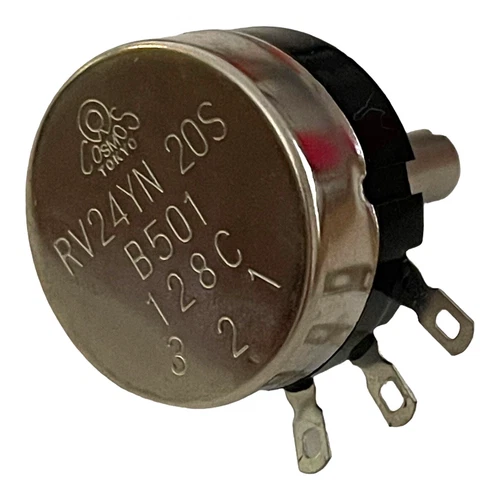 Rotary Potentiometer B501 Replacement Rv24Yn20S 500 Ohm Panel Mount ...