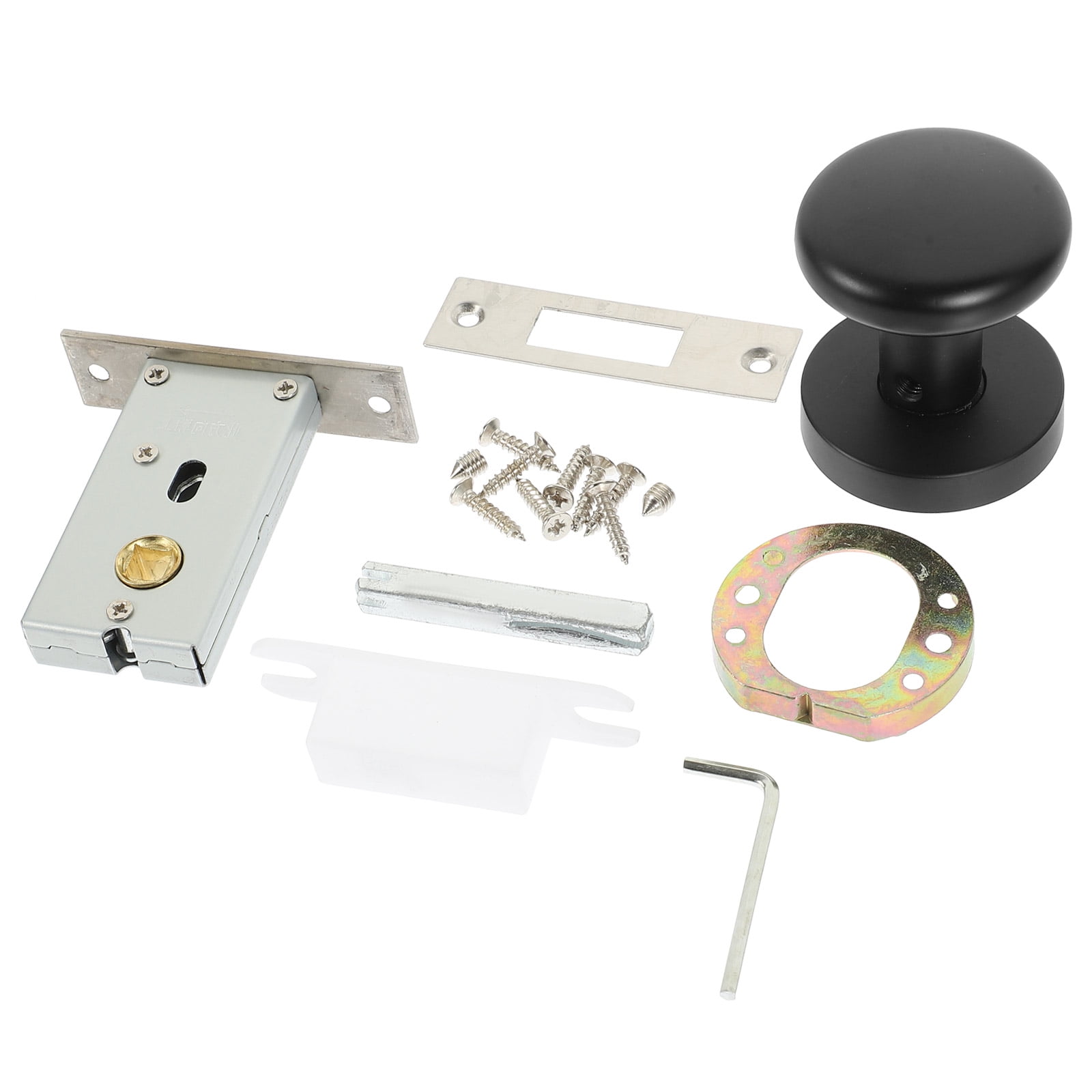 Rotary Silent Door Lock Bedroom Locks for Doors Revolving Handle Knob ...