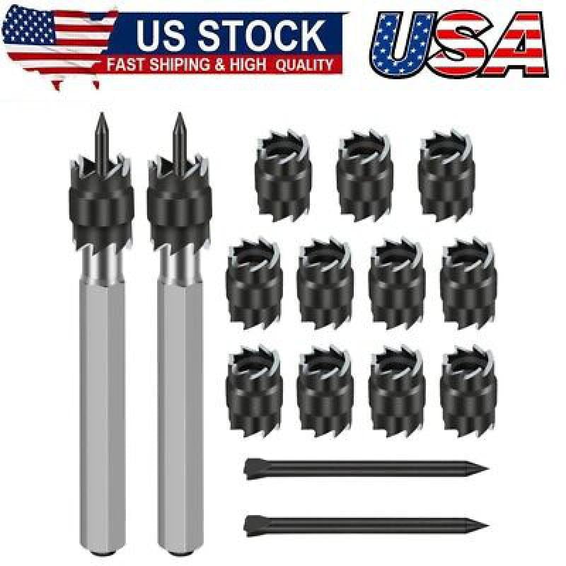 Rotary Spot Weld Cutter Set Double Sided, 3/8" HSS Spot Weld Remover ...