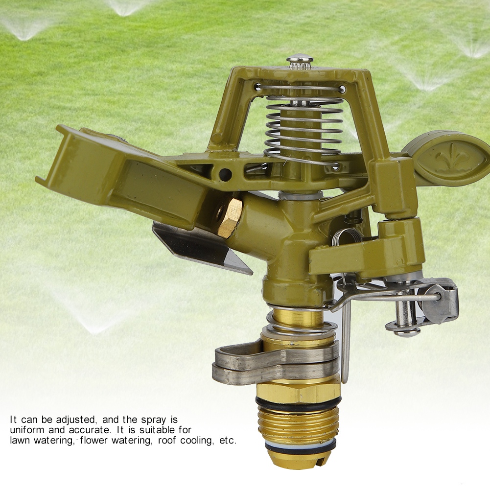 Rotary Sprinkler, Wide Spray Range Zinc Alloy Water Irrigation ...