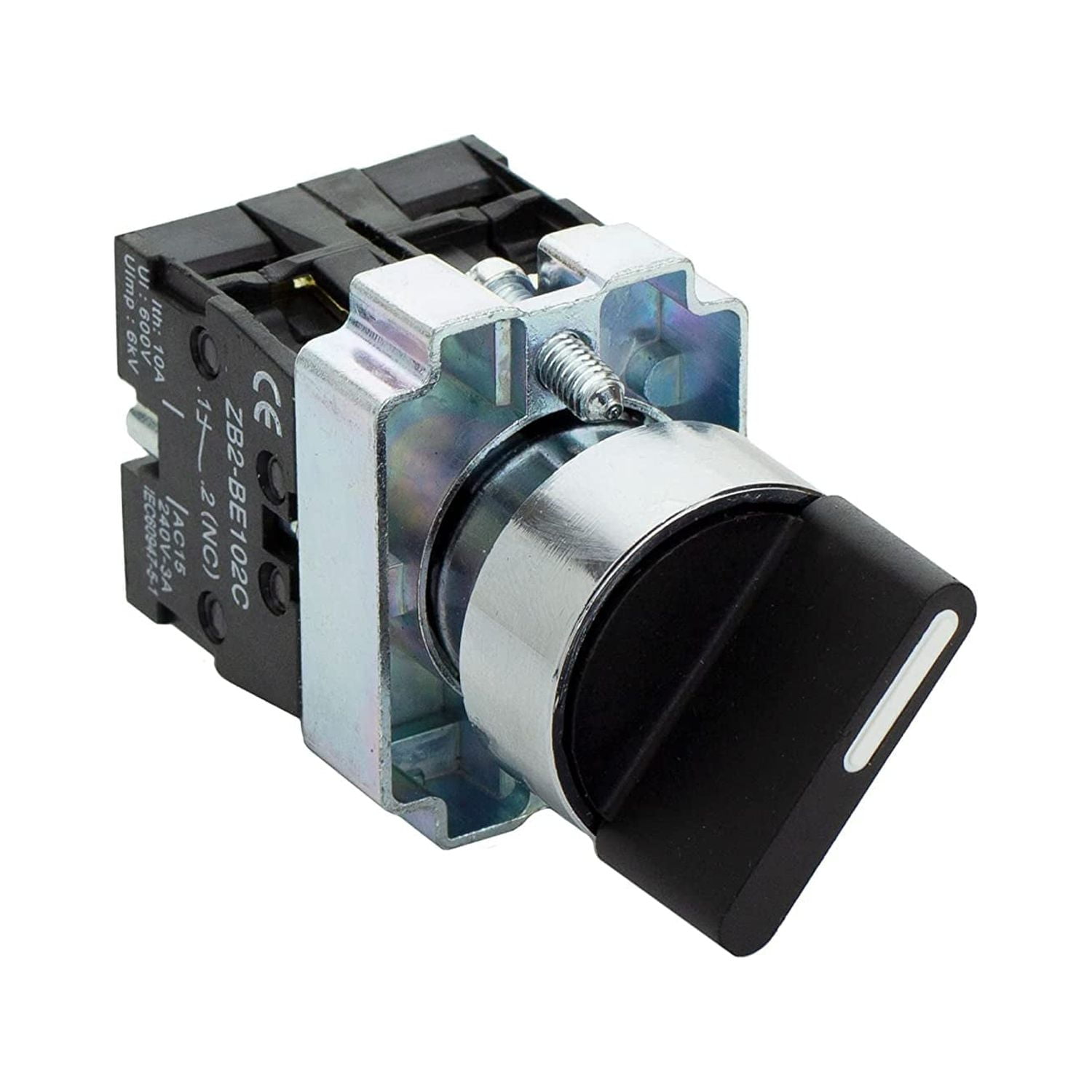 Rotary Switch - 2-Position Selector Switch Maintained - 22mm Mounting ...