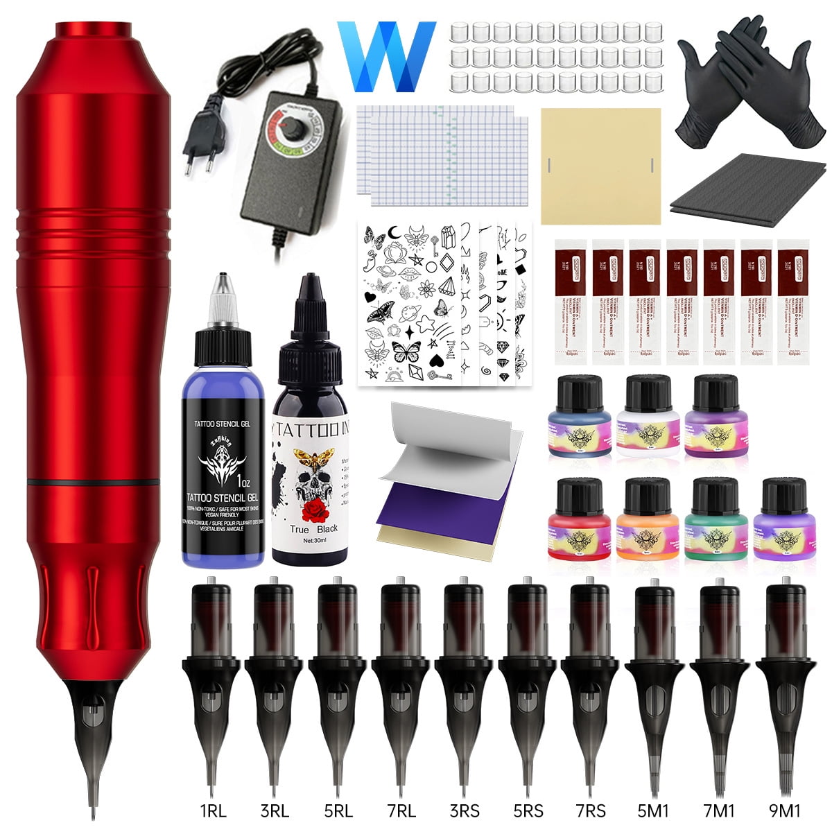 Rotary Tättoo Pen Kit - Bigtrek Professional Tättoo Machine with ...