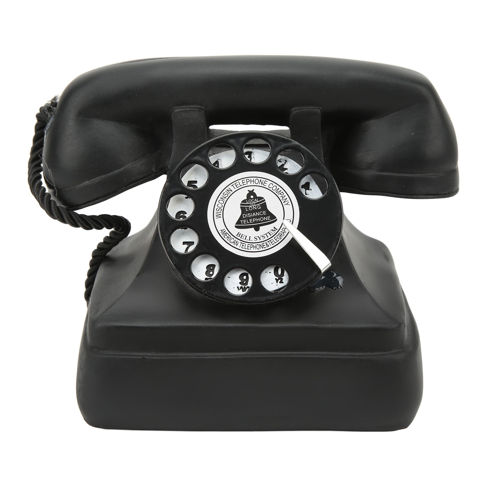 Rotary Telephone Model Vintage Landline Ornament Classic Old Style Dial ...