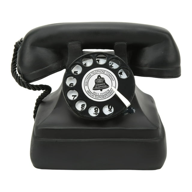 Rotary Telephone Model Vintage Landline Ornament Classic Old Style Dial ...