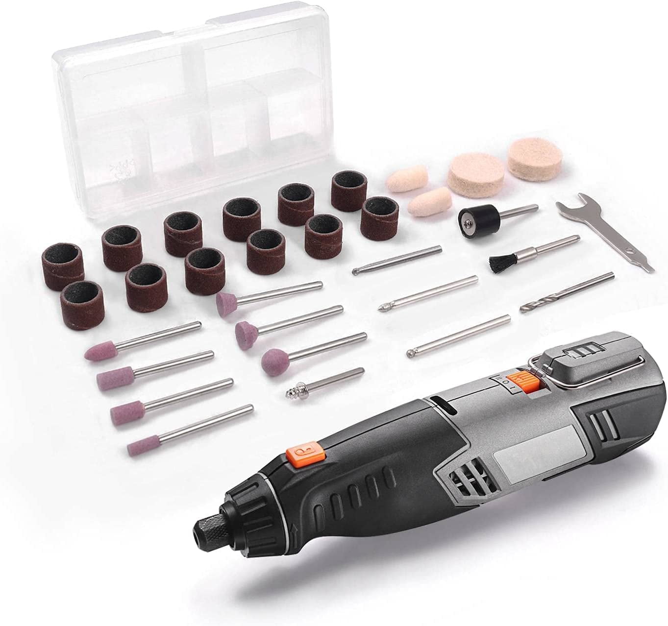 4V Cordless Mini Rotary Tool Kit, 31pcs Accessories, Variable Speed ...