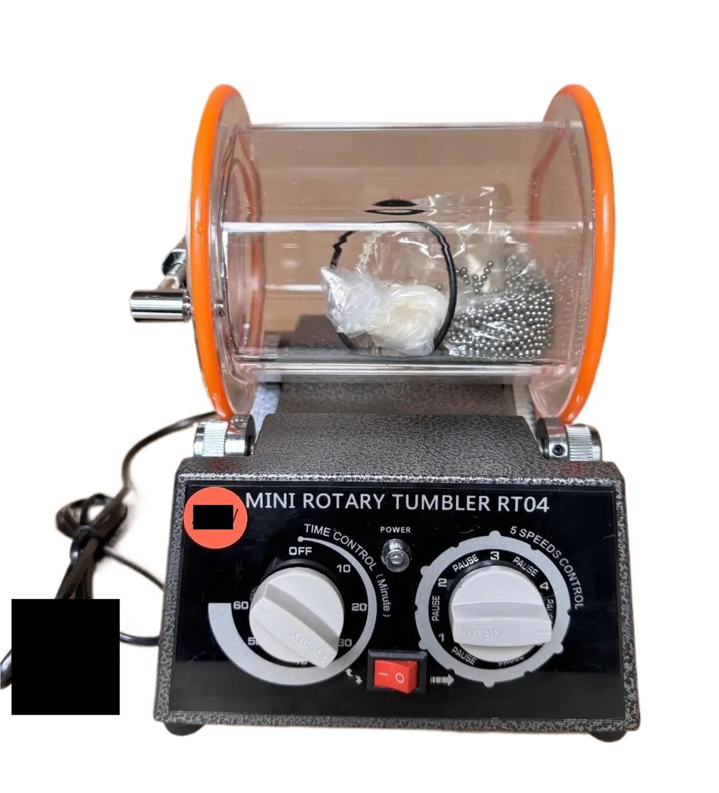 Rotary Tumbler Cylinder Roller Jewelry Polisher Polishing Roll Barrel ...