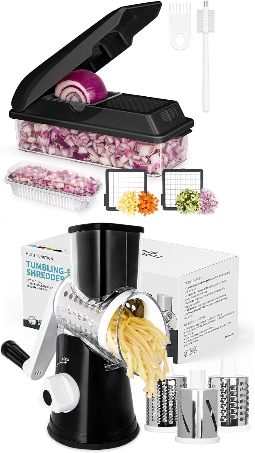 Rotary Vegetable Chopper and Cheese Grater - Walmart.com