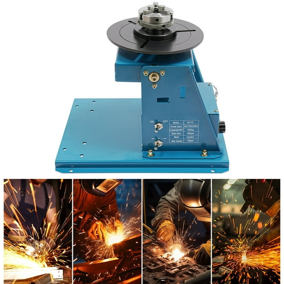 Rotary Welding Positioner Turntable Table, Welding Positioning ...