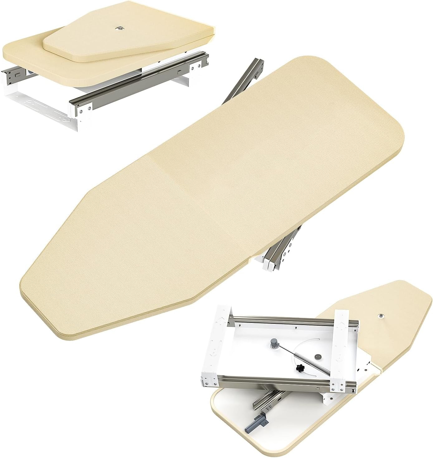 Rotatable 180 Folding Ironing Board with Drawer, Ironing Platform ...