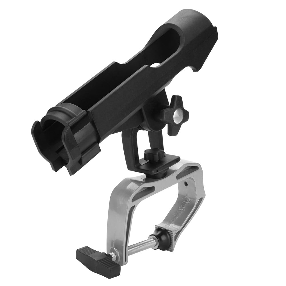 Rotatable Boat Rod Holder Kayak Raft Sides Clamp Mount Rack Fishing ...