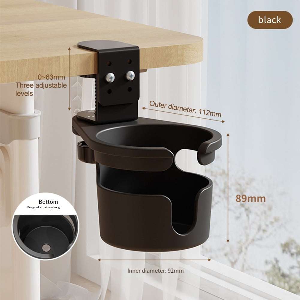 Rotatable Desktop Cup Holder with Adjustable Height - No More Spills ...