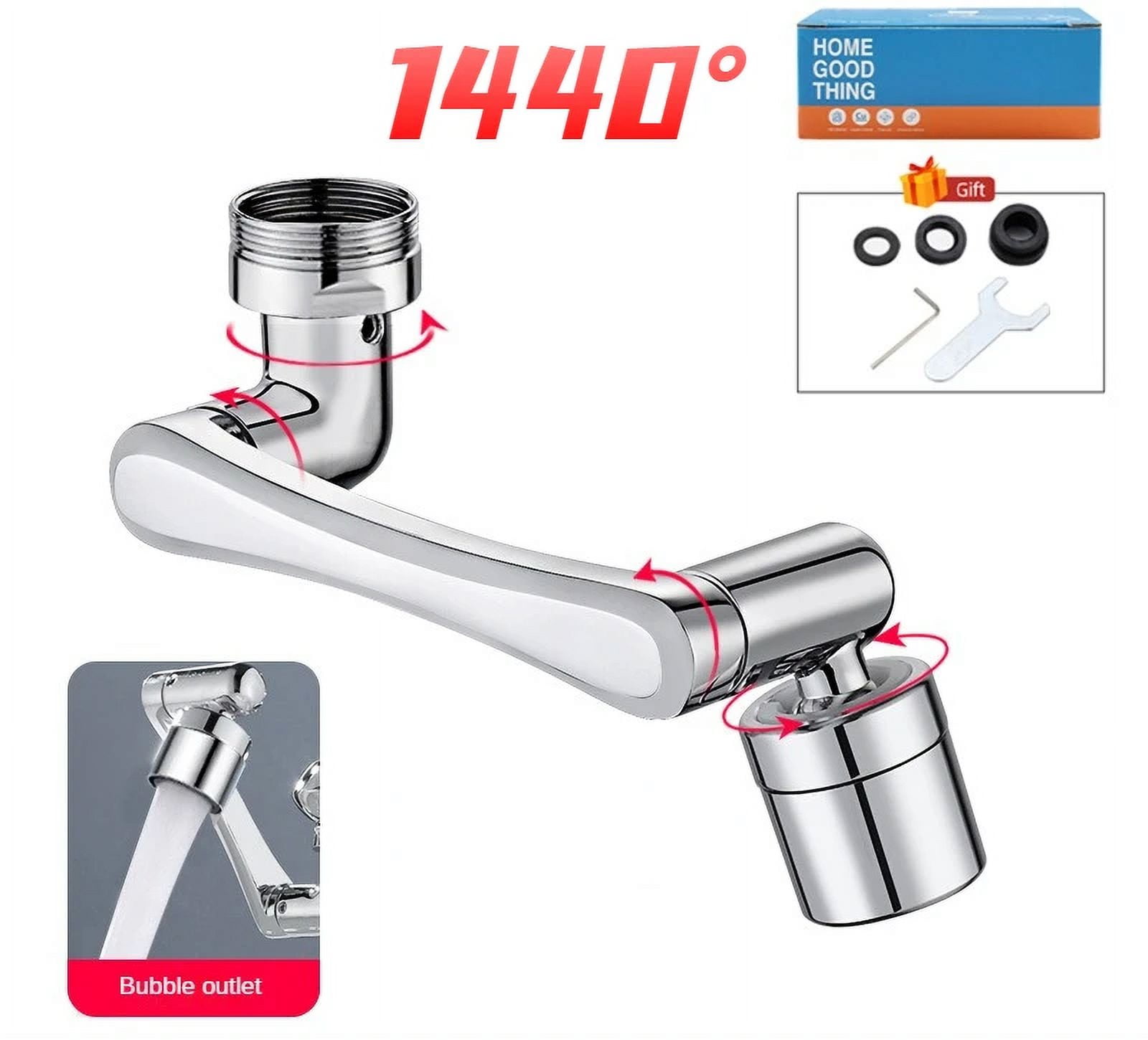 Rotatable Extension Faucet Sprayer Head Water Tap Nozzle Universal ...