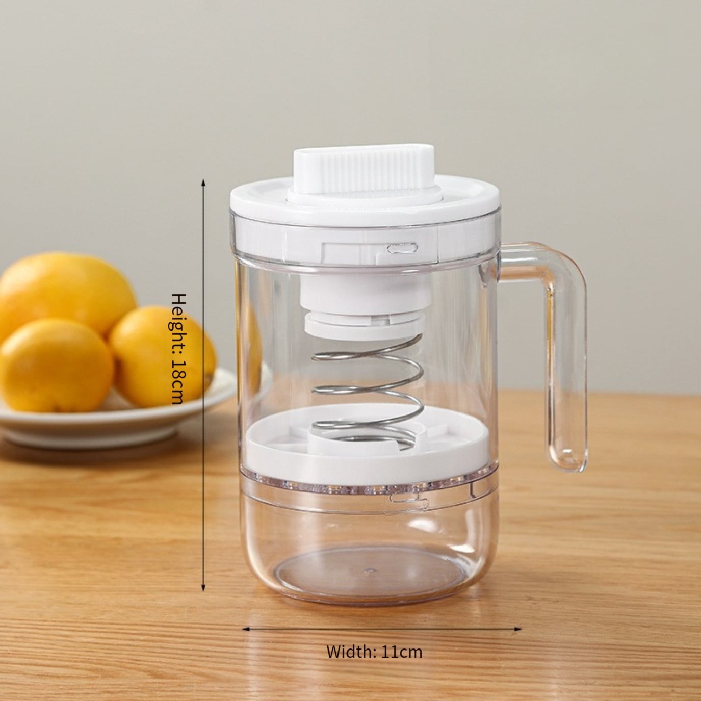 Rotatable Handle Yogurt Strainer Greek Cheese Maker Cold Brew Filter ...