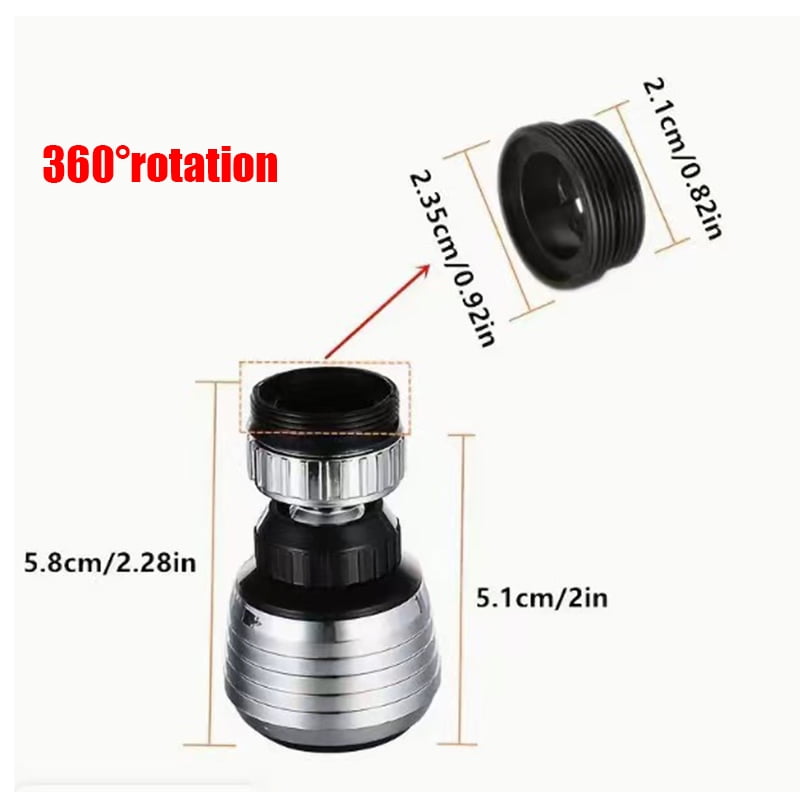 Rotatable Multifunctional Extension Faucet Aerator Kitchen Sink Faucet ...
