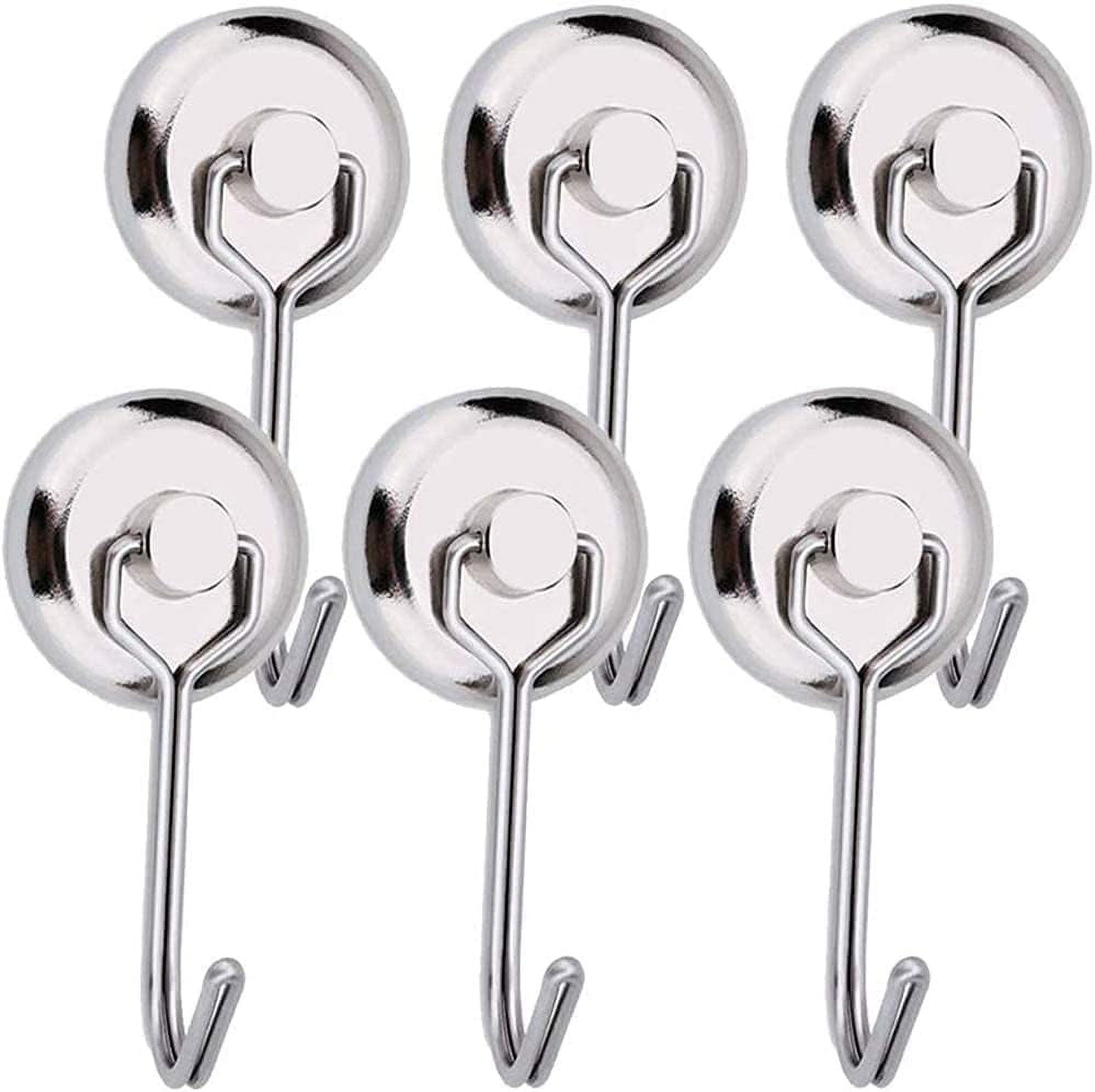 Rotatable Neodymium Magnet Hooks for Home & Kitchen, Multi-Use Swivel ...
