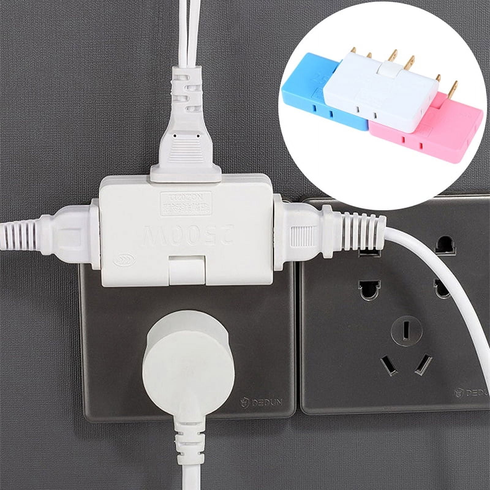 Rotatable Socket Converter 180 Degree Multi Plug Slim Wireless Outlet ...
