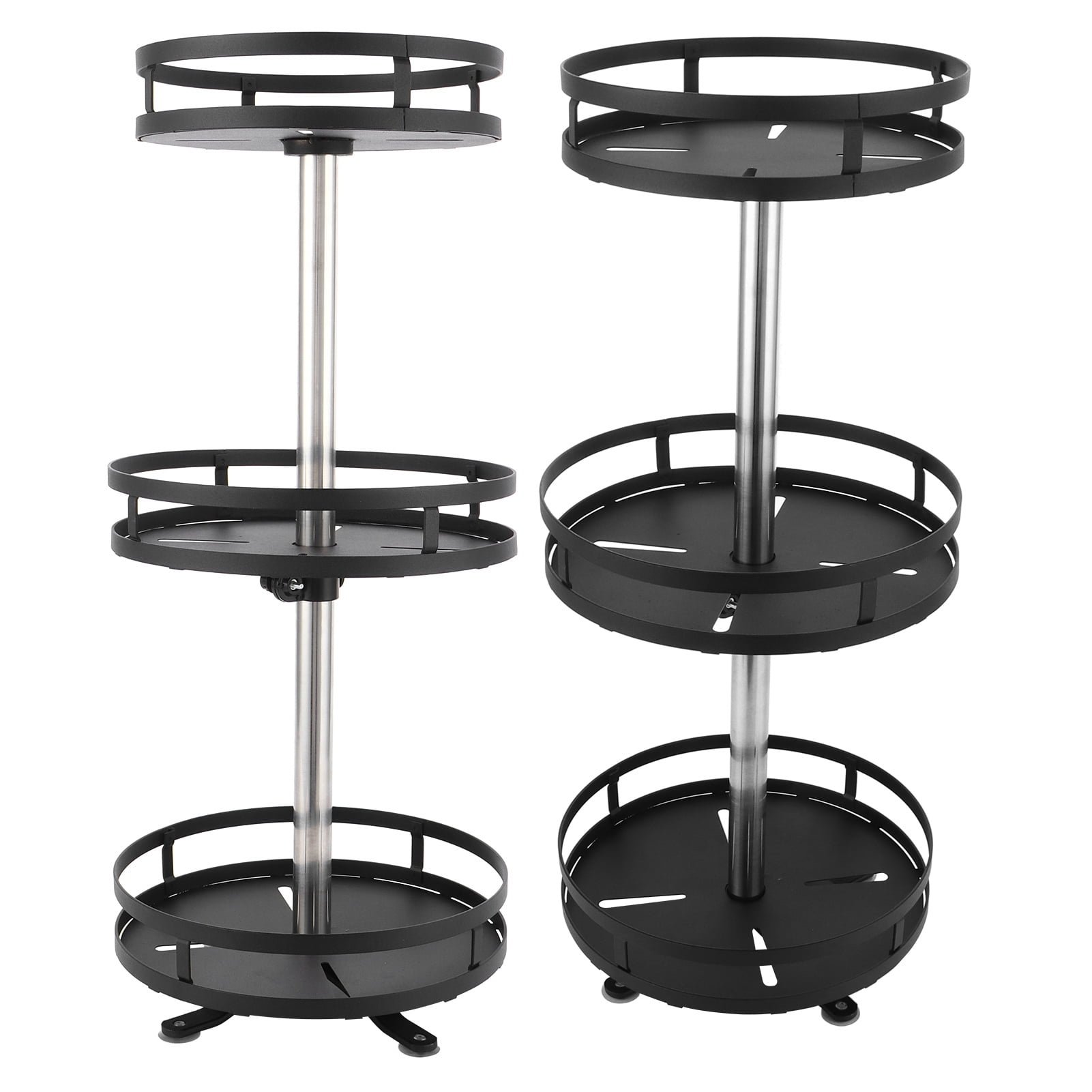 Rotatable Spice Rack, 3 Tier 360 Degree Rotatable Spice Rack Kitchen ...