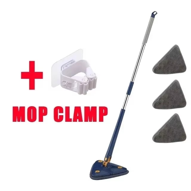 Rotatable Telescopic Triangle Mop 360 ° Spin Cleaning Mop Squeeze Wet ...