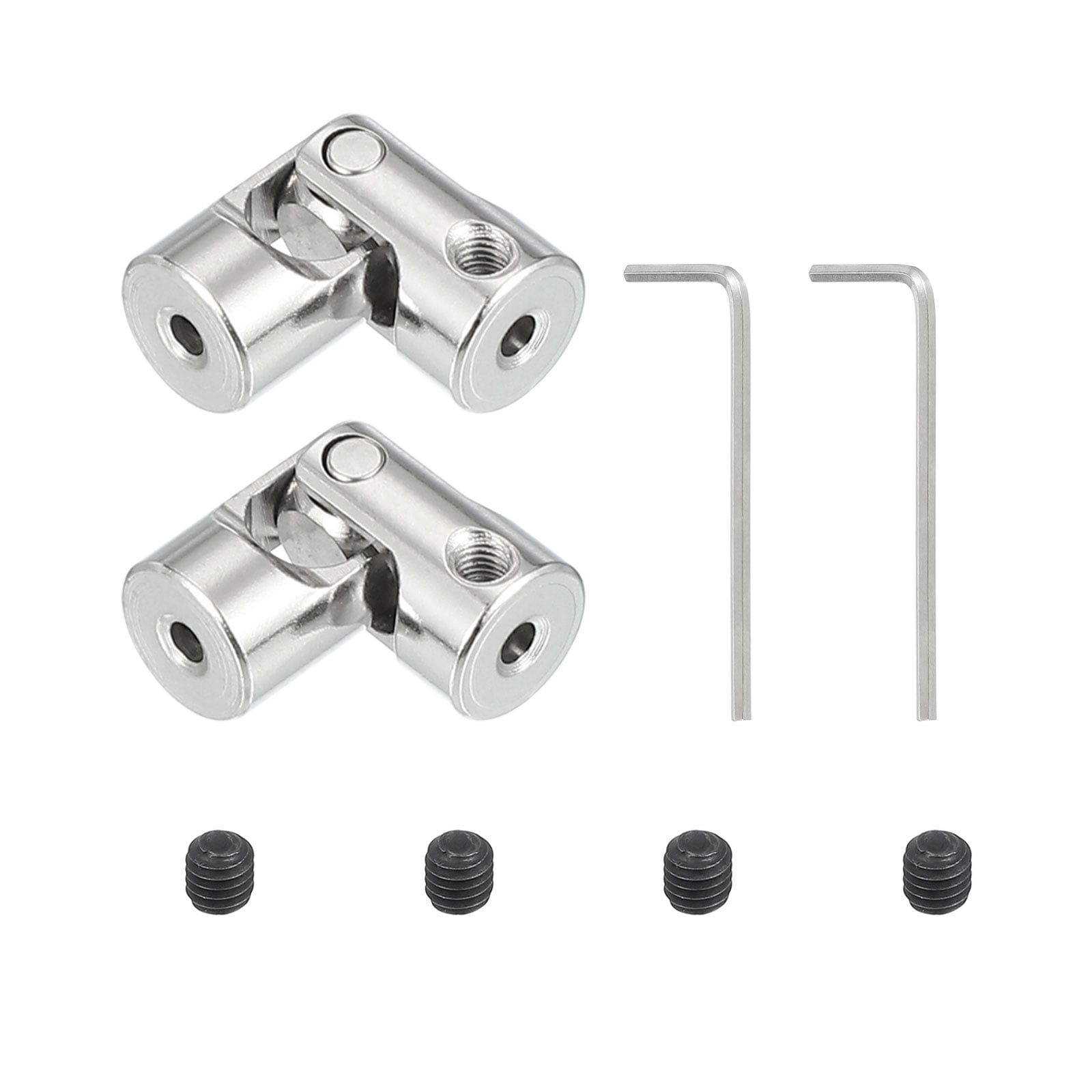 Rotatable Universal Steering Shaft 2.3mm to 2.3mm Inner Dia, 2 Pcs U ...