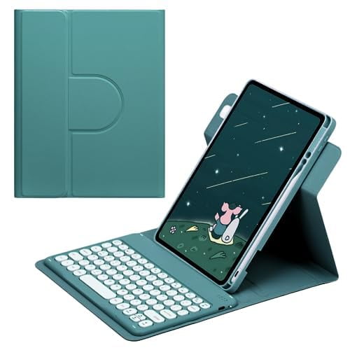 Rotatable iPad 10 Keyboard Case with Magnet, Detachable Transparent ...