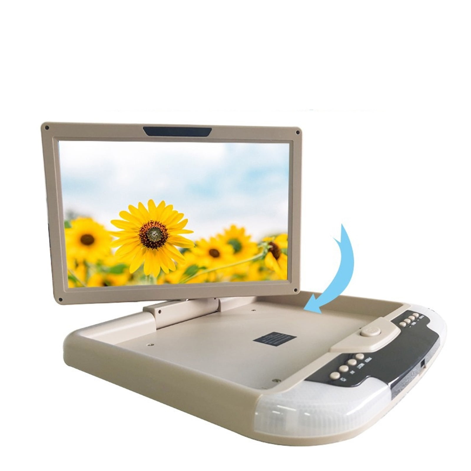 Rotate 360 Degrees Car Roof Mount Monitor HD 1280*800 12.1 Inch Ceiling ...