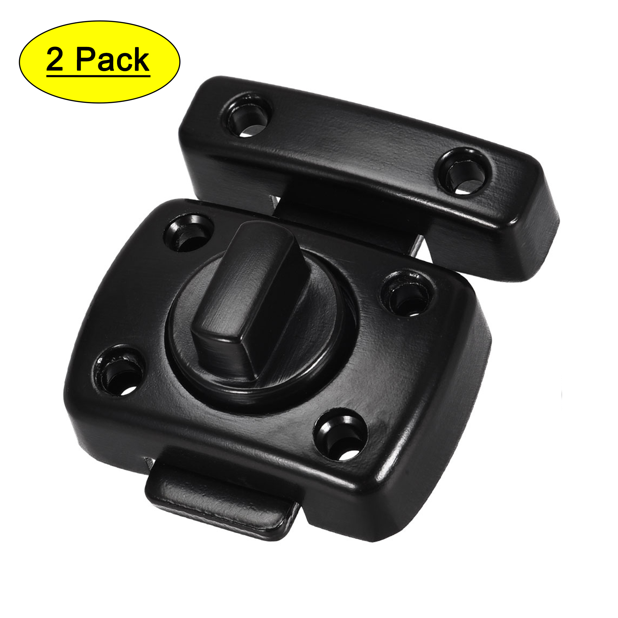 Rotate Bolt Latch 42x30mm Zinc Alloy Gate Latches Door Slide Lock 2 Pcs ...