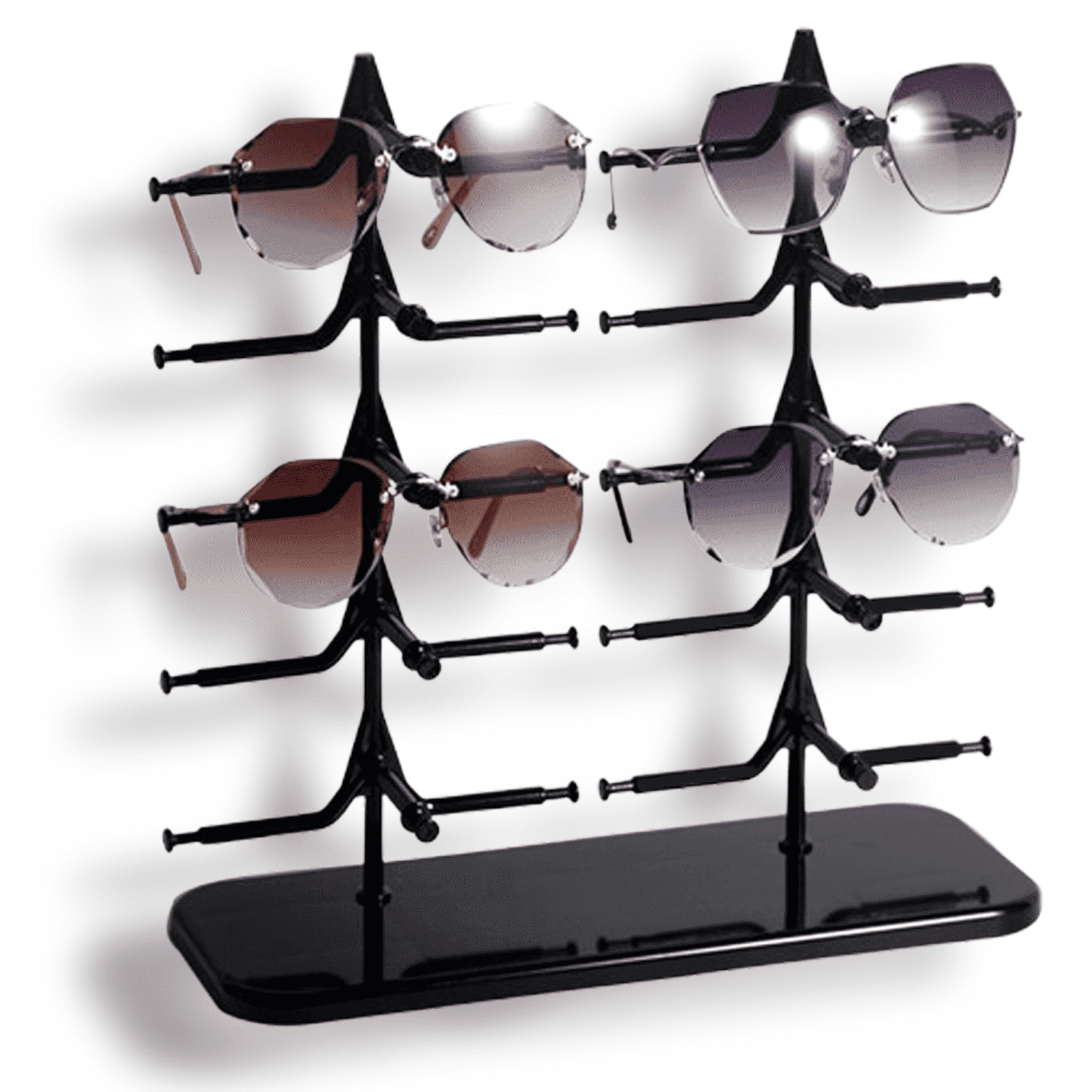 Rotatin Sunglasses Stand Holder Glasses Eyewear Organizer Eyeglass ...