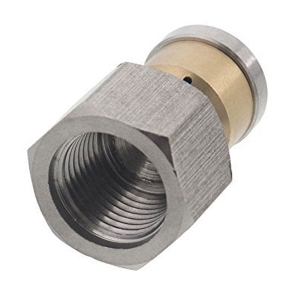 Rotating 3/8" Drain Cleaning Nozzle 10.0 Orifice 4000 PSI Stainless ...