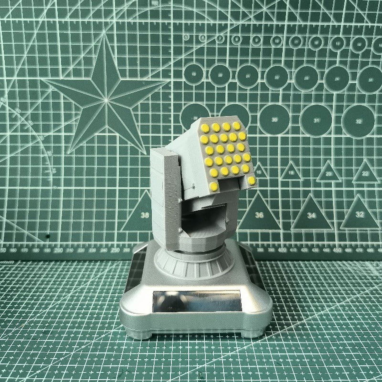 Rotating 3D-Printed Solar-Powered Military Radar Model - Eco-Friendly ...