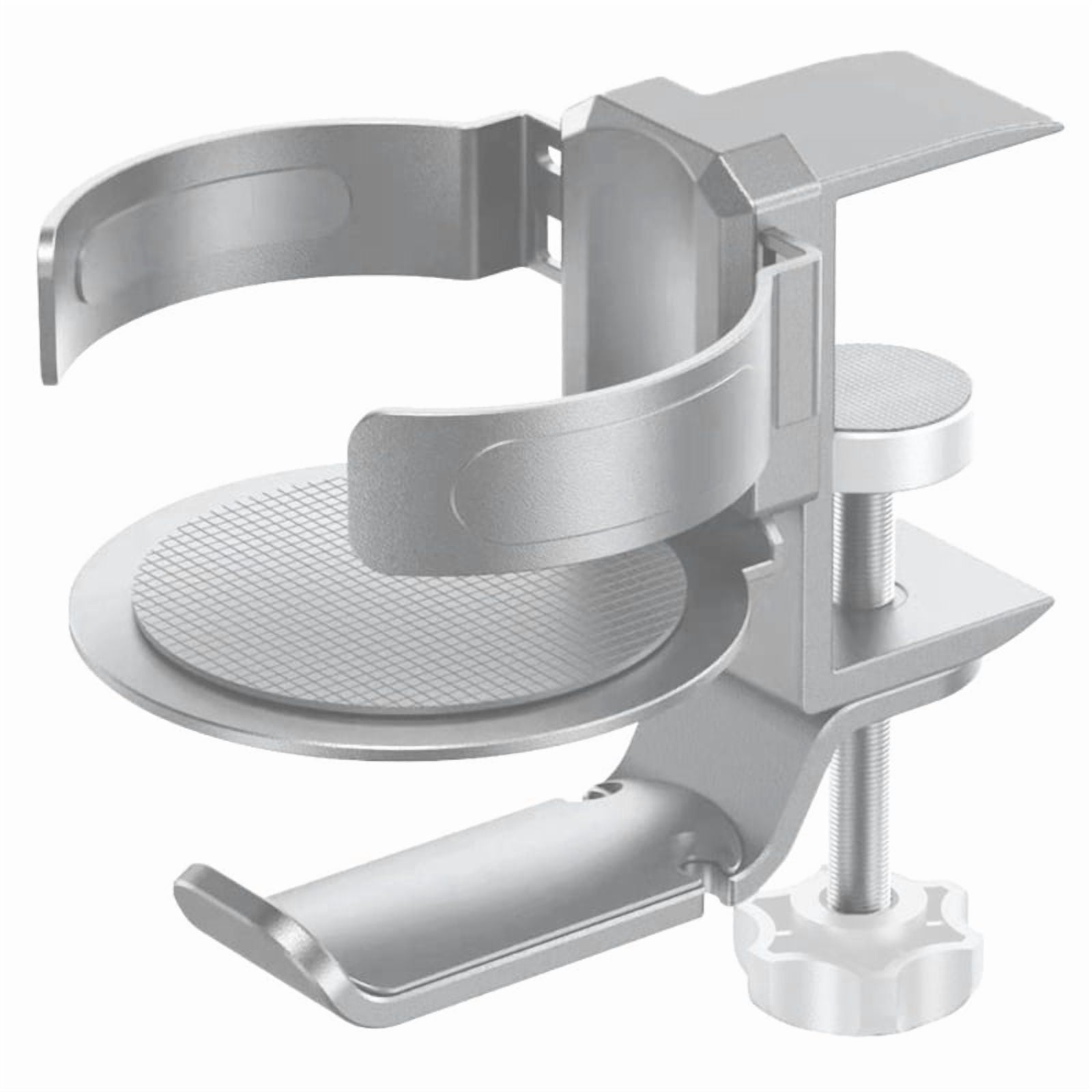 Rotating Aluminum Alloy Headphone Stand Headsets Holder with Drink ...