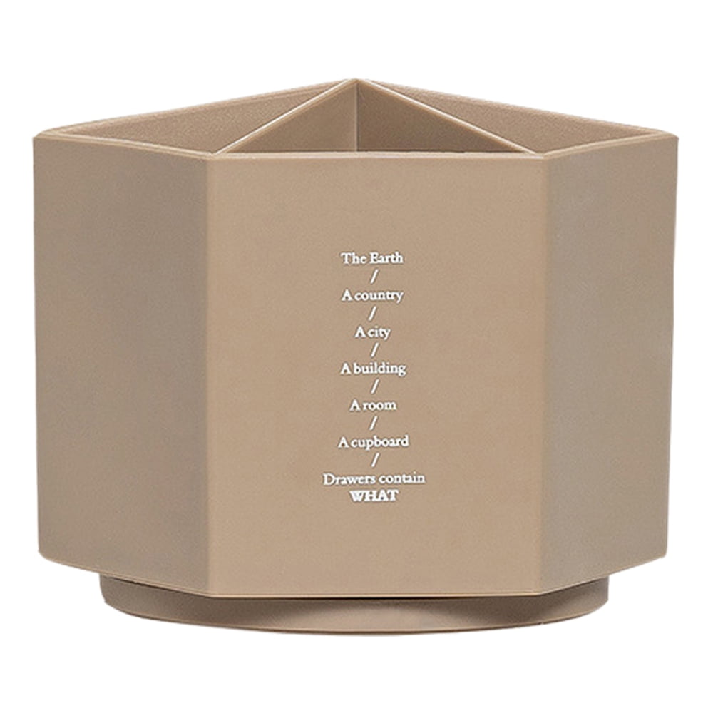 Rotating Art Supply Organizer, Pen Holder 6 Compartments, School ...