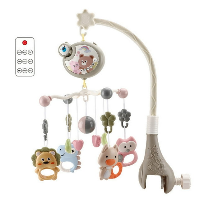 Rotating Baby Crib Mobile Musical Projector Remote Operated 400 Songs ...