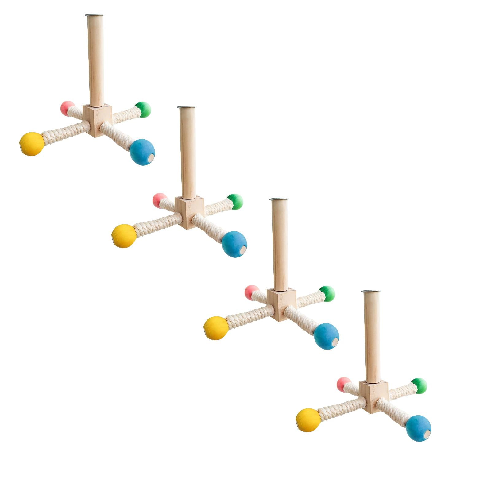 Rotating Bird Stand Perches Toy 360° Interactive Spinning Parakeets ...