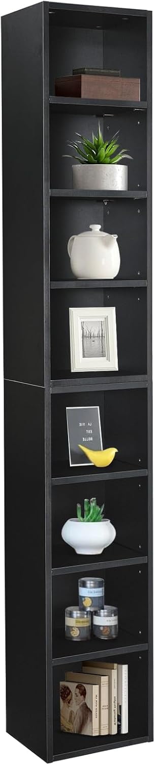 Rotating Bookshelf, 360° Spinning Book Shelf Tower, Space-Saving ...