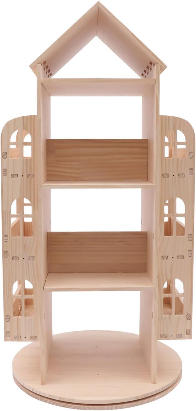 Rotating Bookshelf, Rotating Bookcase for Kids&Adults, 360 Display ...