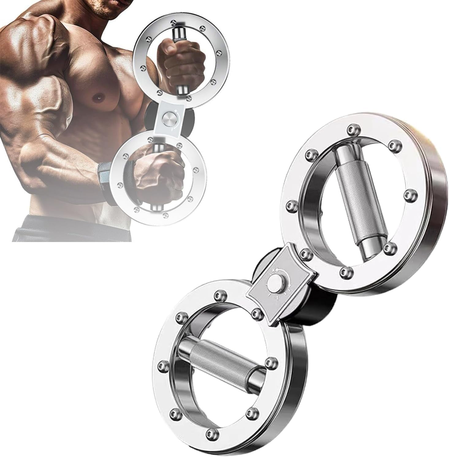 Rotating Burn Machine, Forearm Strength Trainer, 10 Pounds Rotating Arm ...