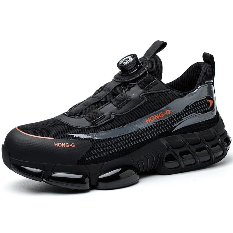 Rotating Button Men Safety Shoes Protective Sneakers Steel Toe Cap聽Anti ...